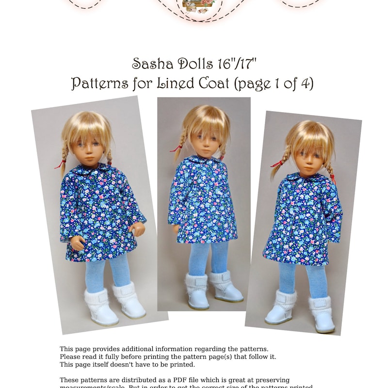 Sasha Doll Pattern - Etsy