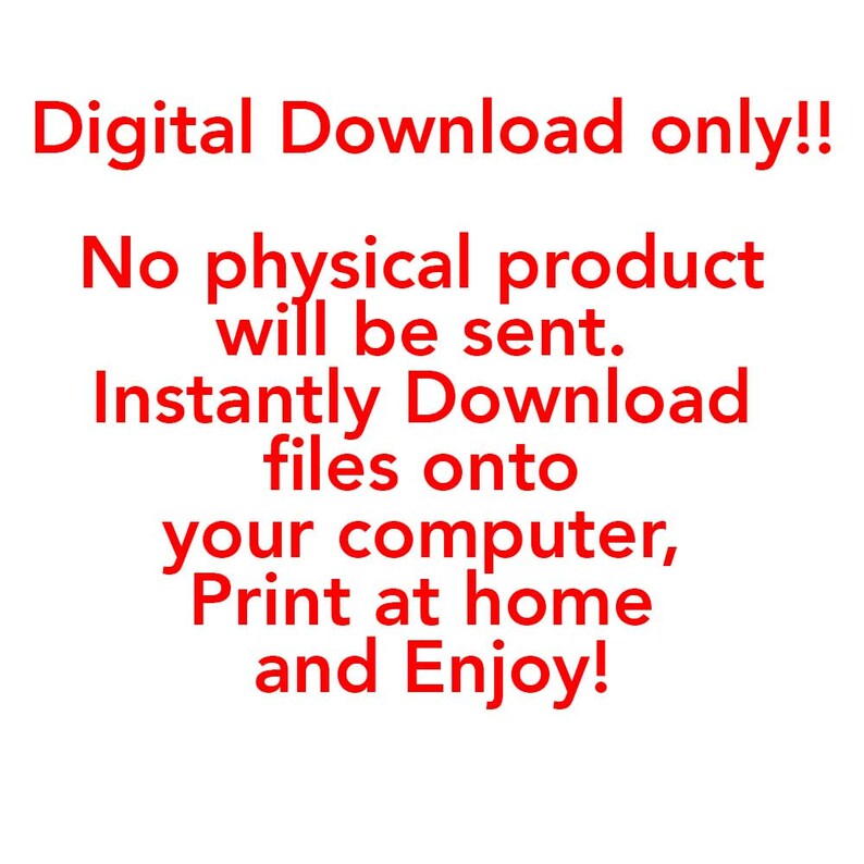 Coloring Cards, Printable Note Cards, Print at Home- Set of 30 ...