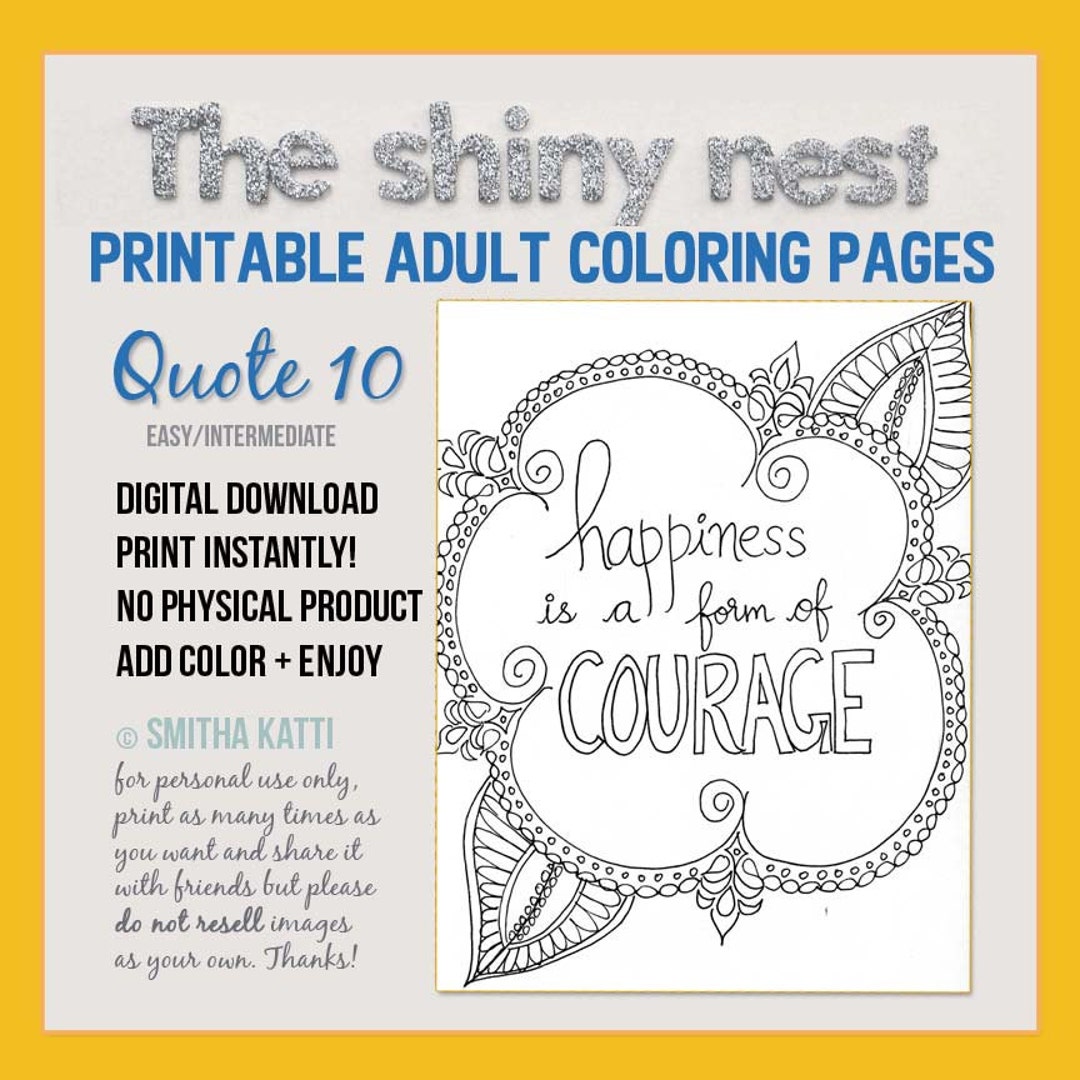 Printable Coloring Page, Adult Coloring, Art Therapy, Mindfulness ...