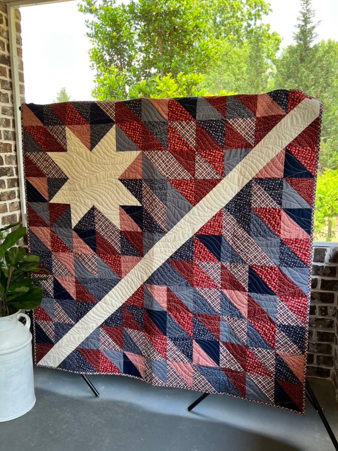 Patriotic / Veteran Line of Sacrifice Throw Quilt - Etsy