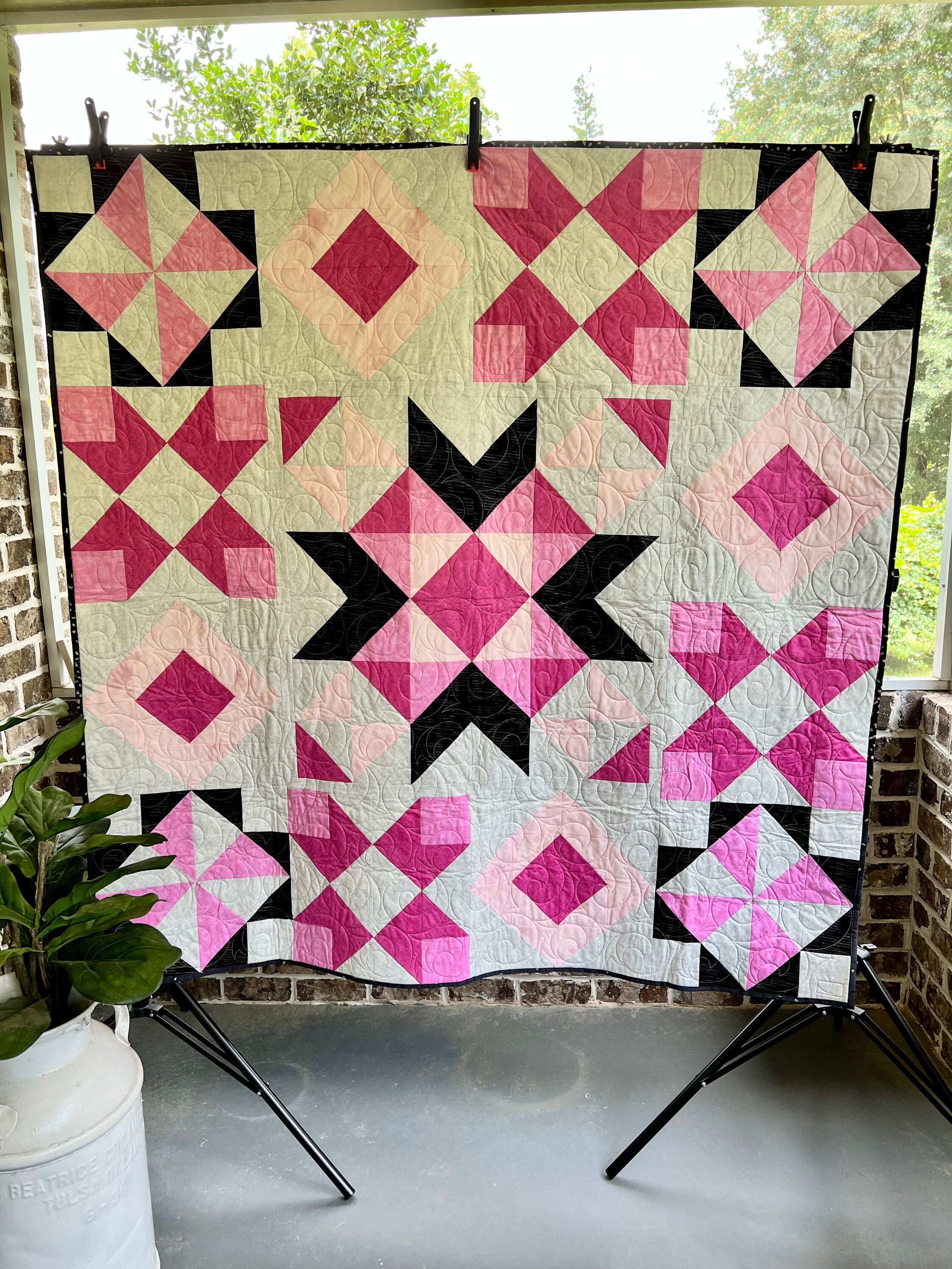 Licorice Blast Large Square Lap Quilt - Etsy