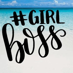 Girl Boss girlboss Girl Boss Decal Sticker Car - Etsy