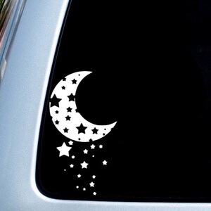 Space | Vinyl | Decal | Celestial | Car | Stars | Moon | Bumper Sticker ...