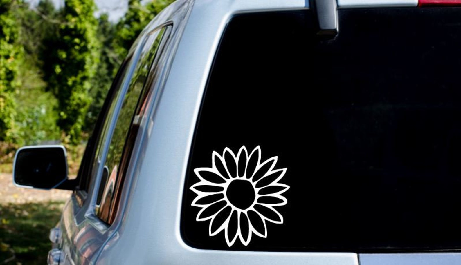 Flower Flower Car Decal Flower Decal Laptop Decal - Etsy