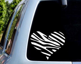 Zebra Print Decal - Etsy