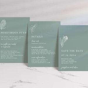 Australian Native Wedding Invitation Suite | Eucalyptus Arch Wedding ...