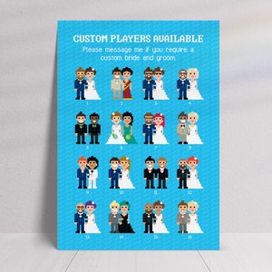 Gamer Retro 8-bit Wedding Invitation Suite Editable Template - Etsy