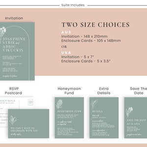 Australian Native Wedding Invitation Suite | Eucalyptus Arch Wedding ...