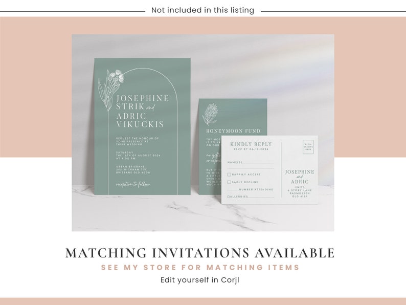 Australian Natives Menu & Drinks Menu Editable Template - Etsy