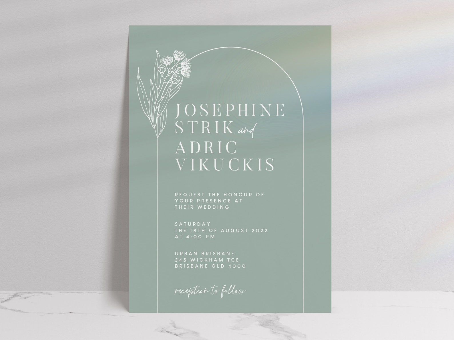 Australian Natives Wedding Invitation Suite Editable Template - Etsy