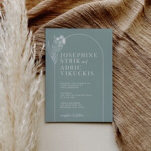 Australian Native Wedding Invitation Suite | Eucalyptus Arch Wedding ...