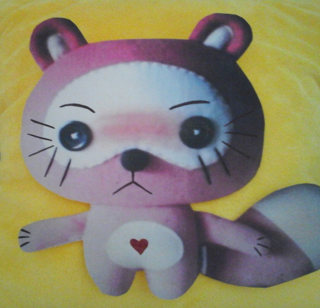 PDF. Felt Softie Patsy Doll Pattern, Feltie Toy Baby Pattern, Soft Felt ...