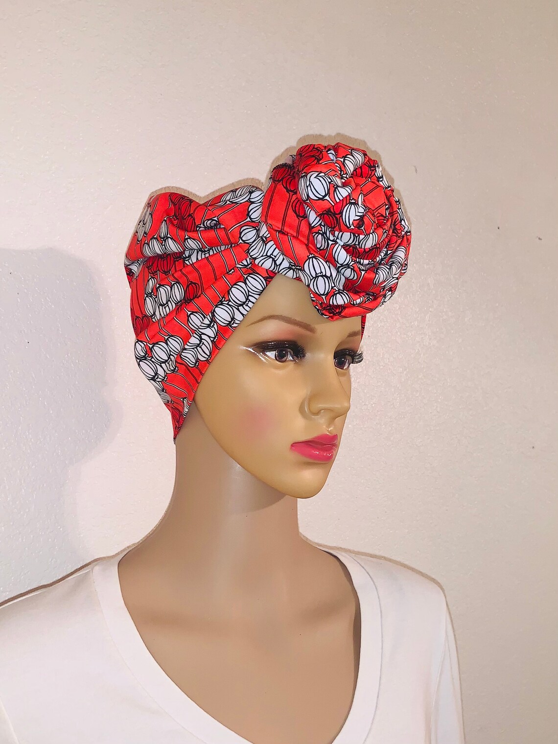 Colorful Headwraps/ Beautiful Headwraps/one-sided Self-tie Headwraps ...
