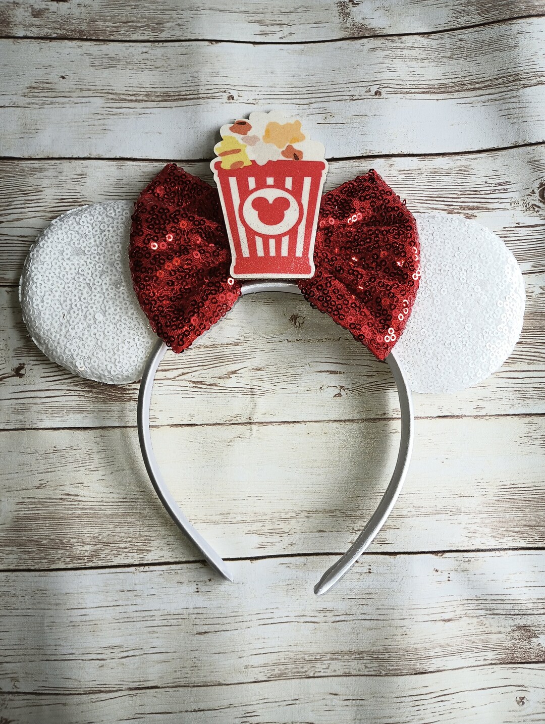 Popcorn Minnie Ears Headband - Etsy