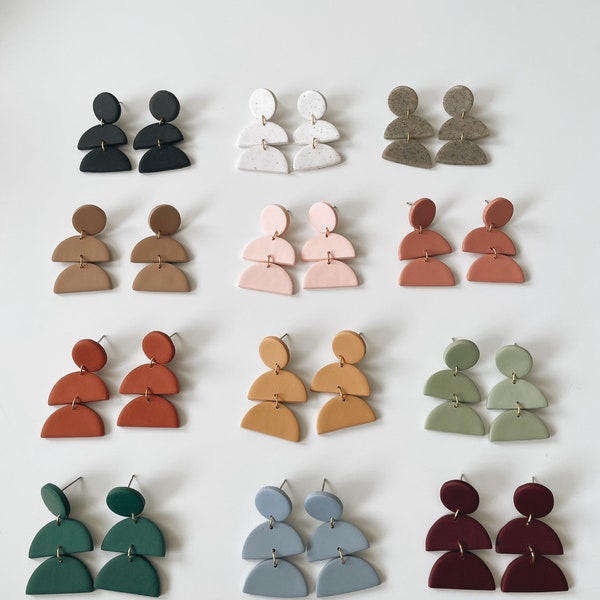 Half Flower Earrings - Etsy