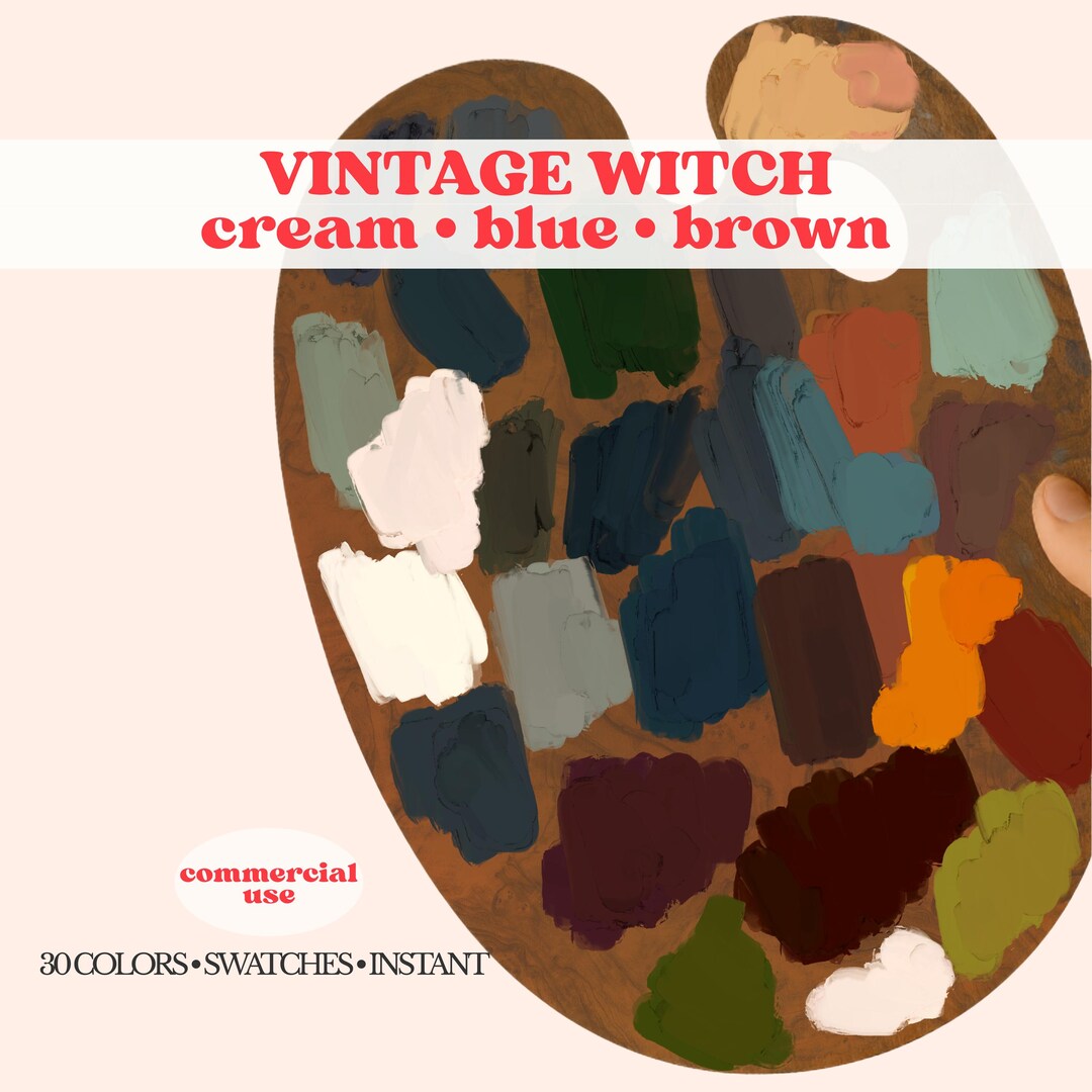 Vintage Witch Procreate Color Palette | Cottagecore, Boho (instant ...