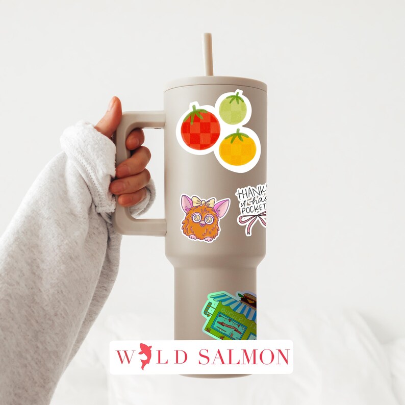 Checkerboard Pattern Tomatoes Sticker: Hand-illustrated Food Art Decal ...