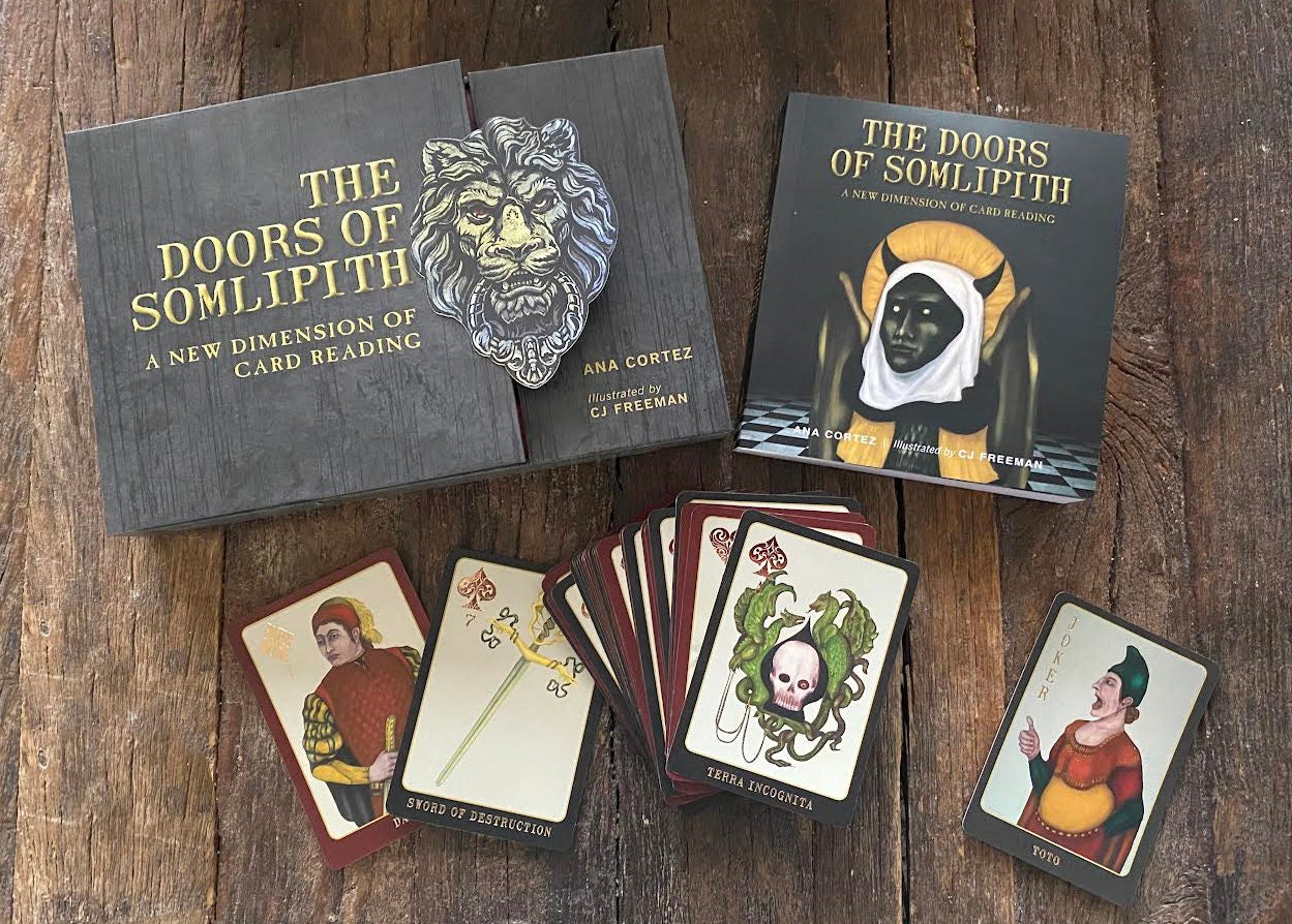 Author Signed Doors of Somlipith Deck Book Set Cartomancy Divination ...