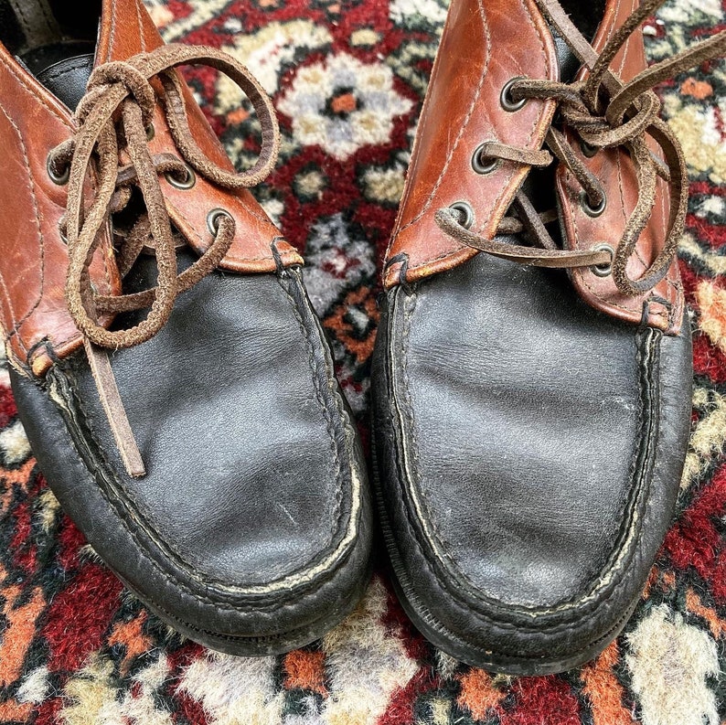 Vintage Leather Sebago Chukka Boots - Etsy