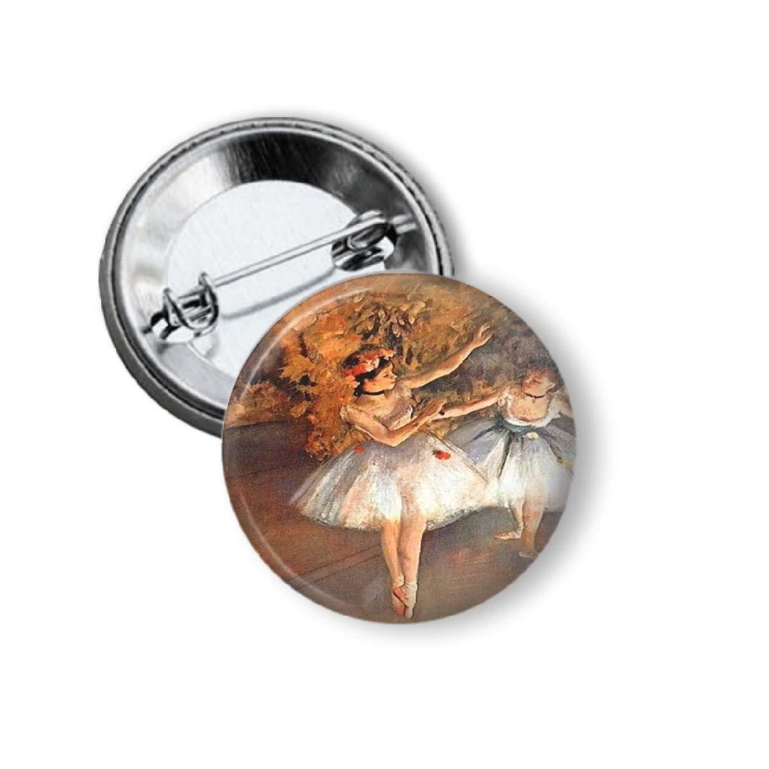 Degas Ballet Dancers Pinback Button - Etsy