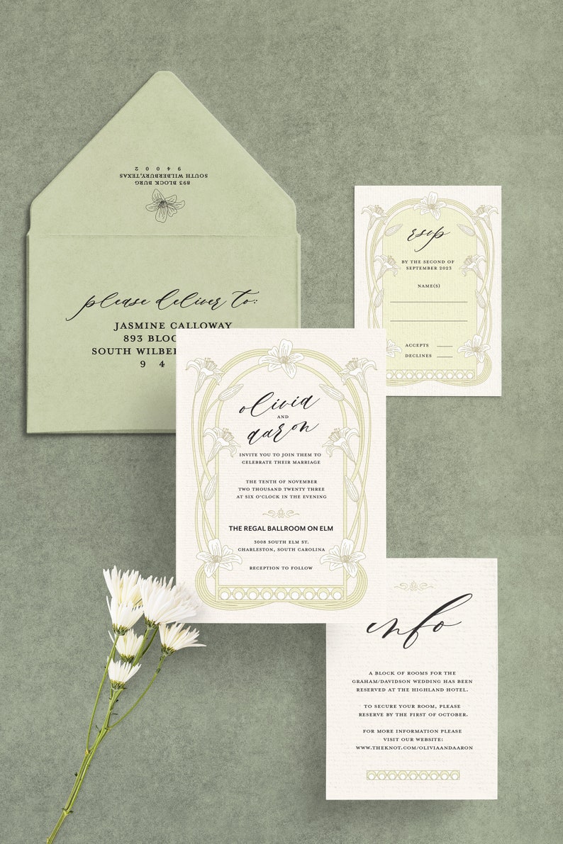 The Devereaux Suite Weddings Wedding Invite Wedding Invitation Elegant ...