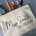 Personalised Teacher Gift Pencil Case | Accessory Pouch | Teaching ...