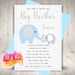 Personalised New Big Sister From Baby Card Big Brother From Baby Card ...