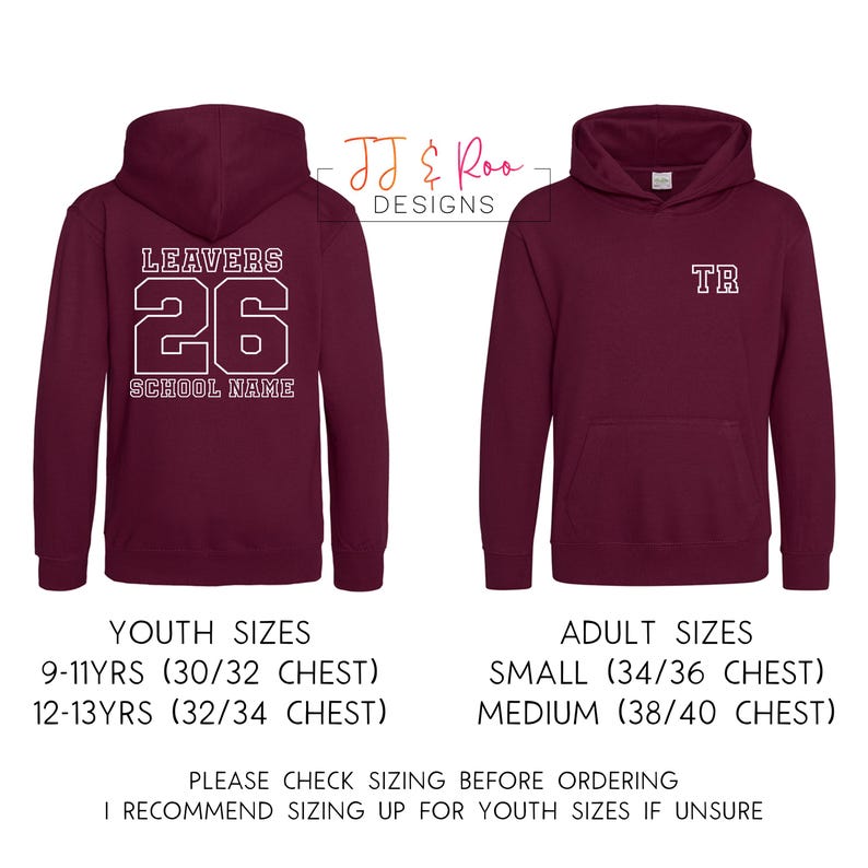 Leavers Hoodie 2026 | Primary School Leavers Hoodie | Class of 2026 ...