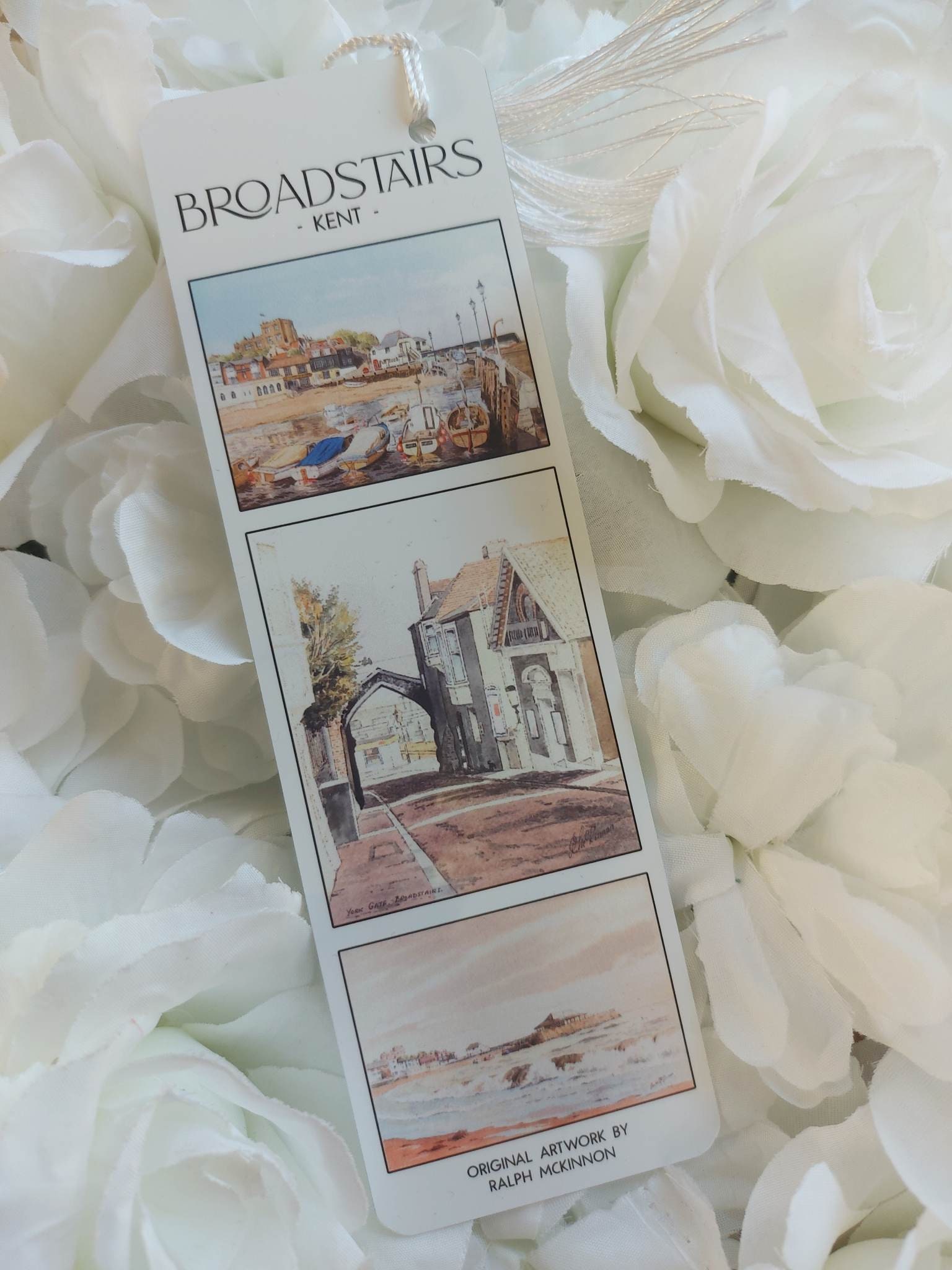 Broadstairs Bookmark | Kent Coastal Art | Printed Metal Bookmark ...
