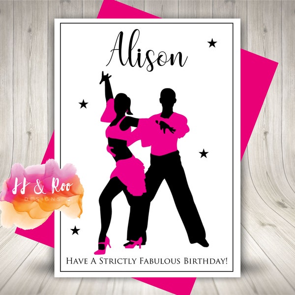 Strictly Birthday Card - Etsy