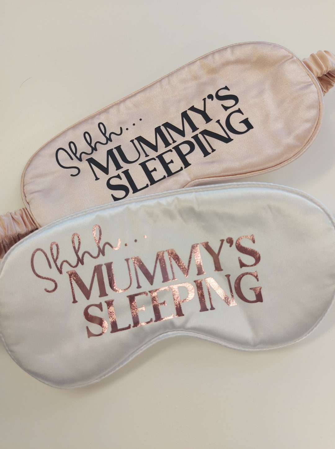 Shhh Mummy’s Sleeping Satin Sleep Mask | Funny Eye Mask | Gift for Mum ...