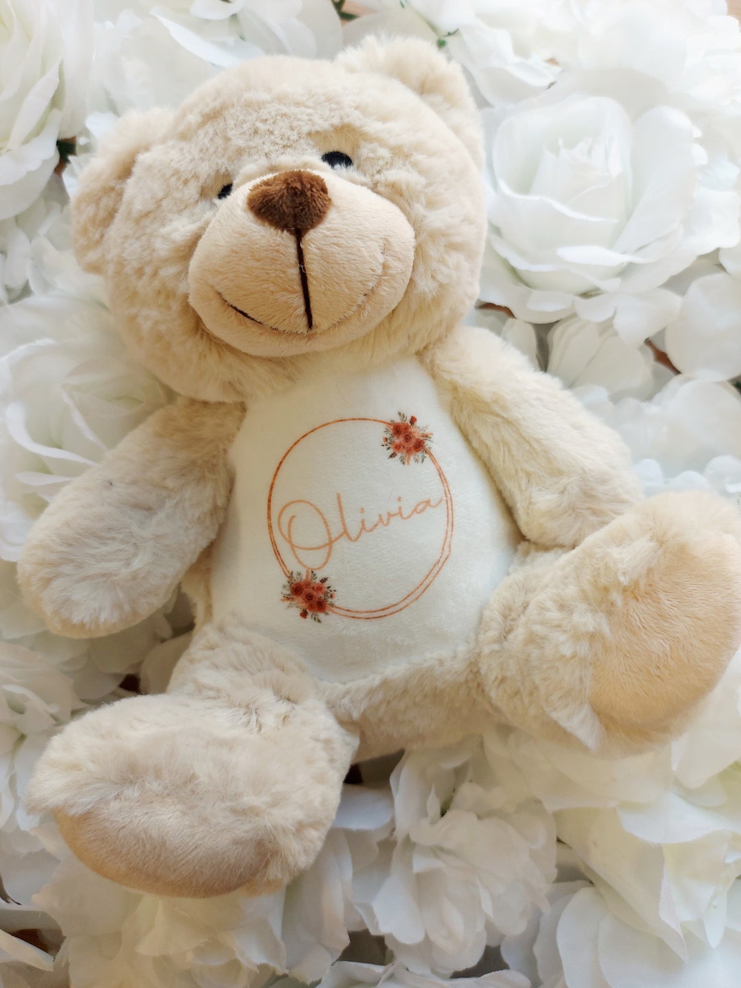 Personalised Teddy Bear | Baby's First Teddy | Plush Soft Toy | New ...