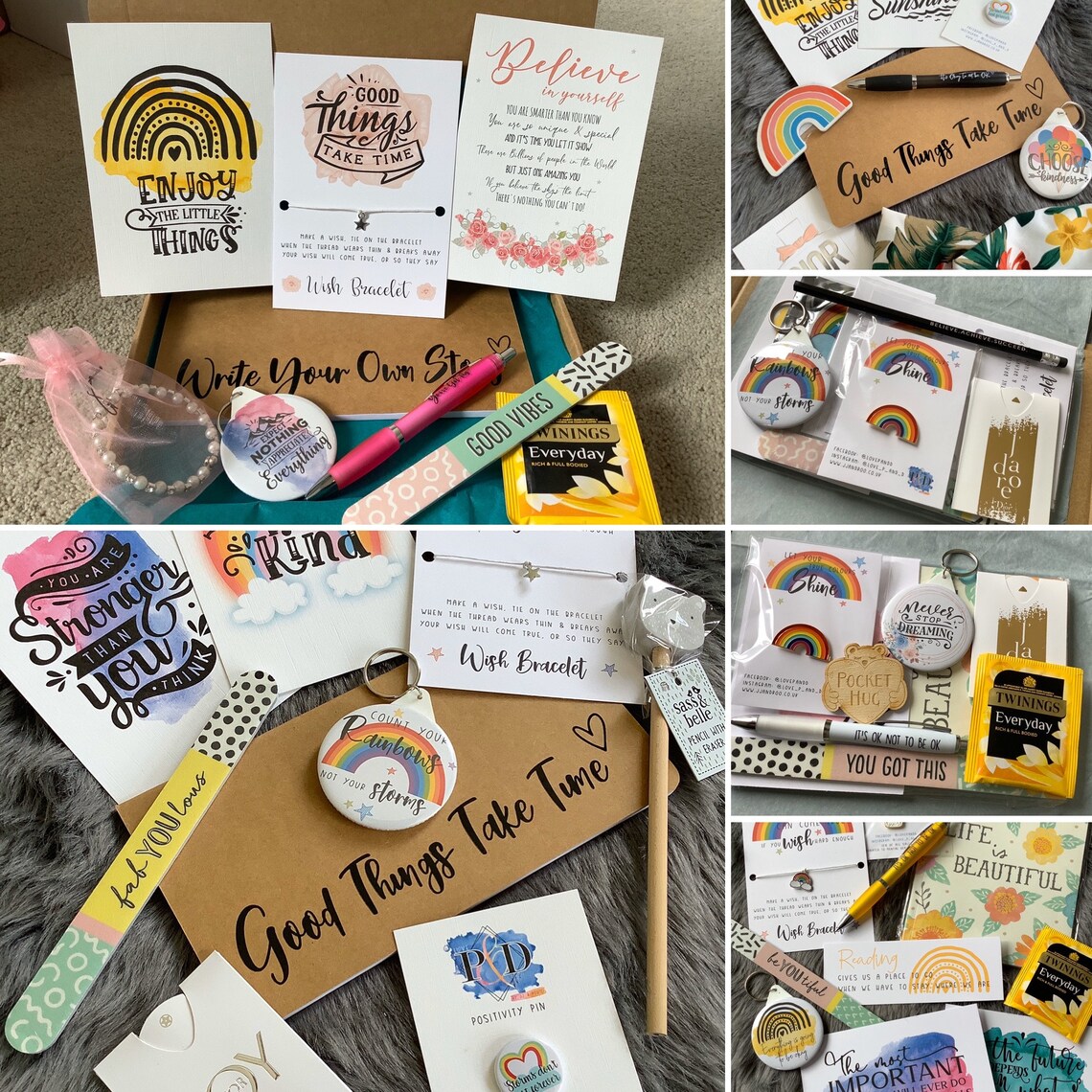 Letterbox Gift Positivity Gift Box Mental Health Care - Etsy