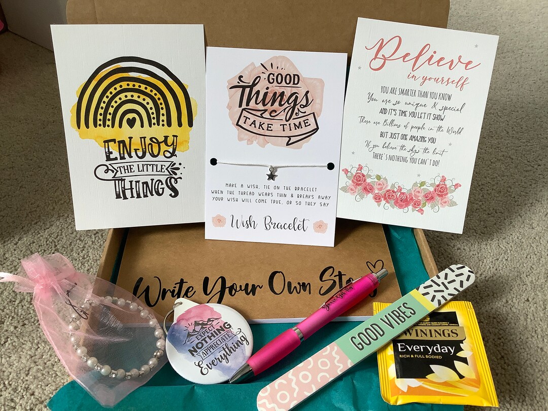 Letterbox Gift | Positivity Gift Box | Mental Health Care Package ...