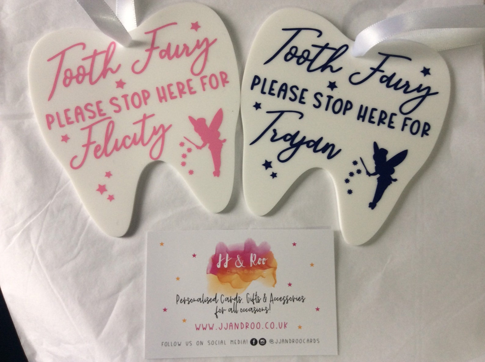 Personalised Tooth Fairy Door Sign, Keepsake Decoration, Lost Tooth ...
