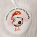 Personalised Football Christmas Bauble | Acrylic Tree Decoration ...