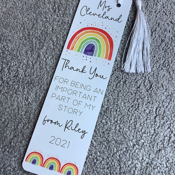 Thank You Bookmark - Etsy