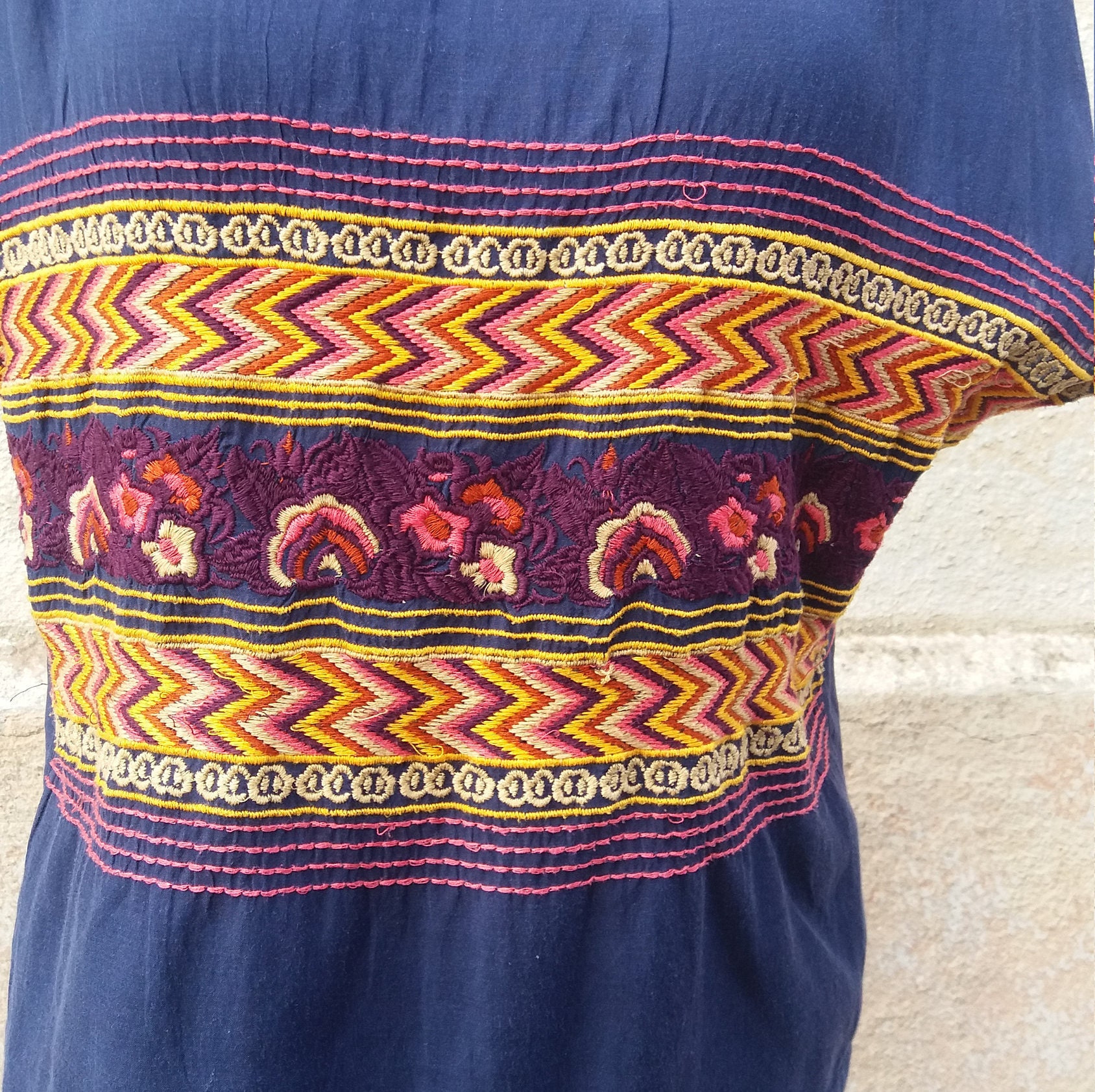 Embroidered Womens Summer Blouse Top, Short Sleeves Blouse Cotton ...