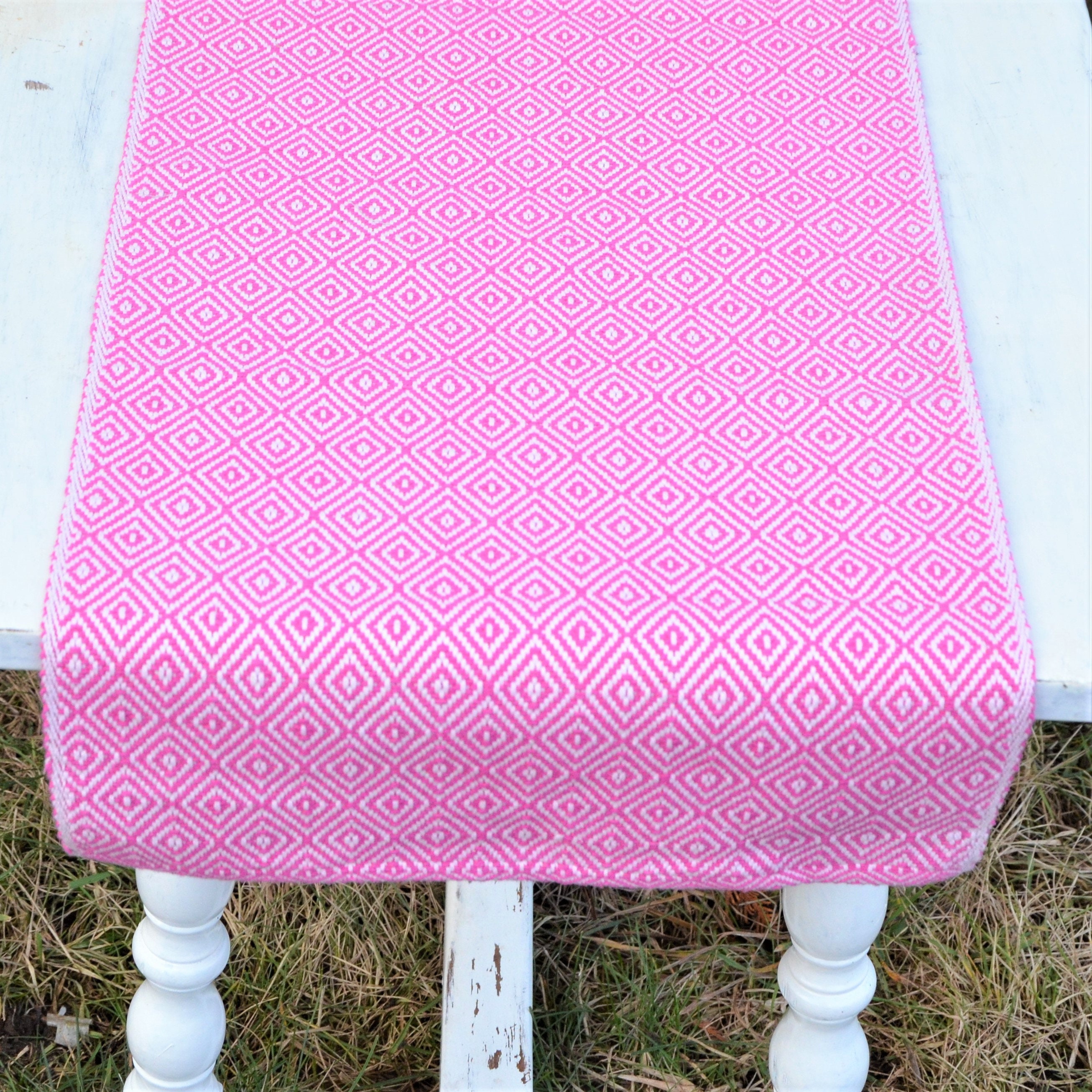 Cotton Table Runner, Spring Table Topper, Kitchen Table Runner, Dinner ...