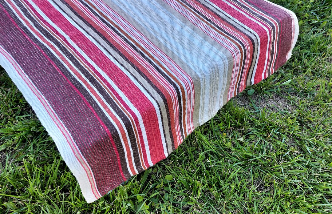 Striped Long Table Runner, Linen Table Runner, Kitchen Table Runner ...