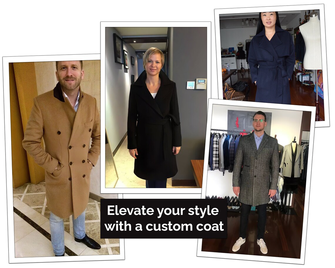 Women's Wool Coat Custom Made to Order for the Perfect Fit - Etsy