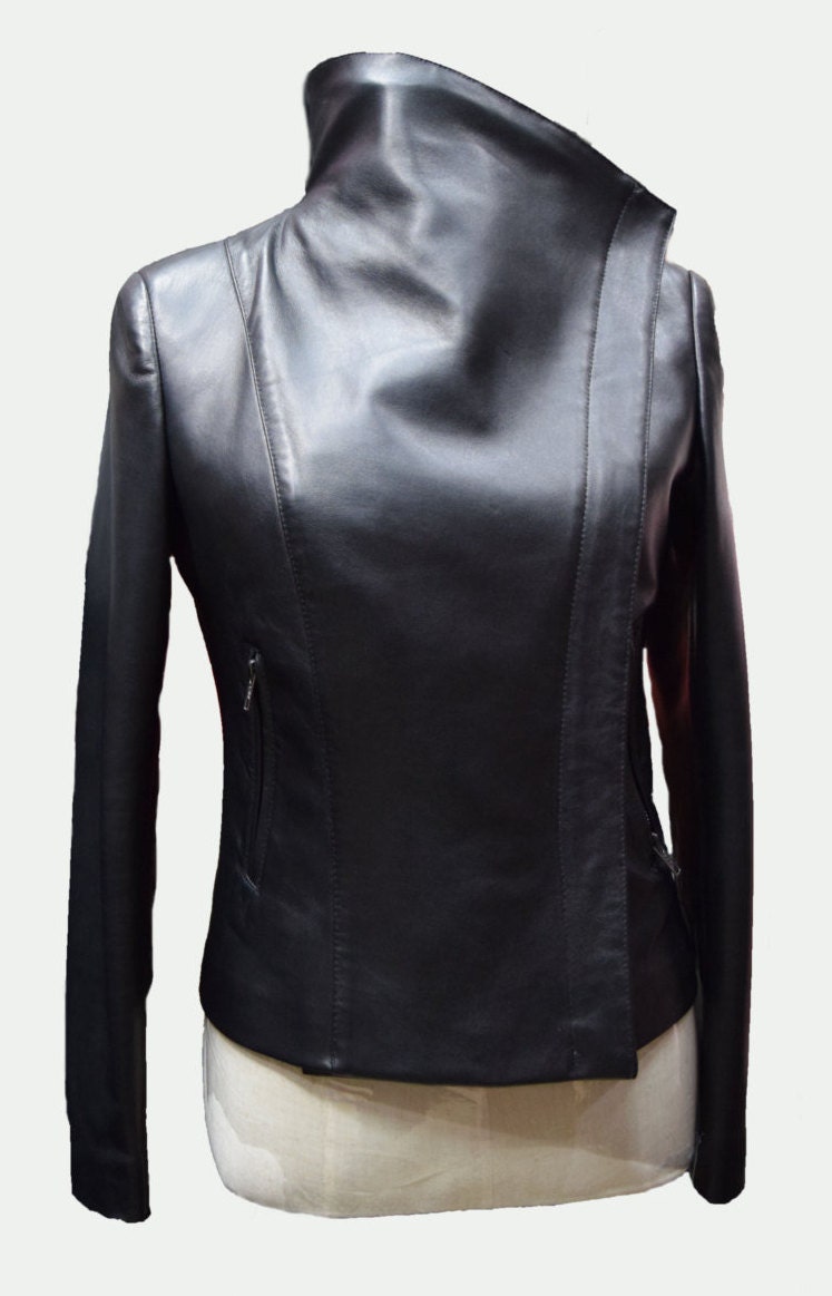 Custom Leather Jacket Men's Leather Jacket Black - Etsy