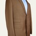 Men's Suit Brown Wool Slim Fit/ Full Canvas/ Super 100s/ - Etsy