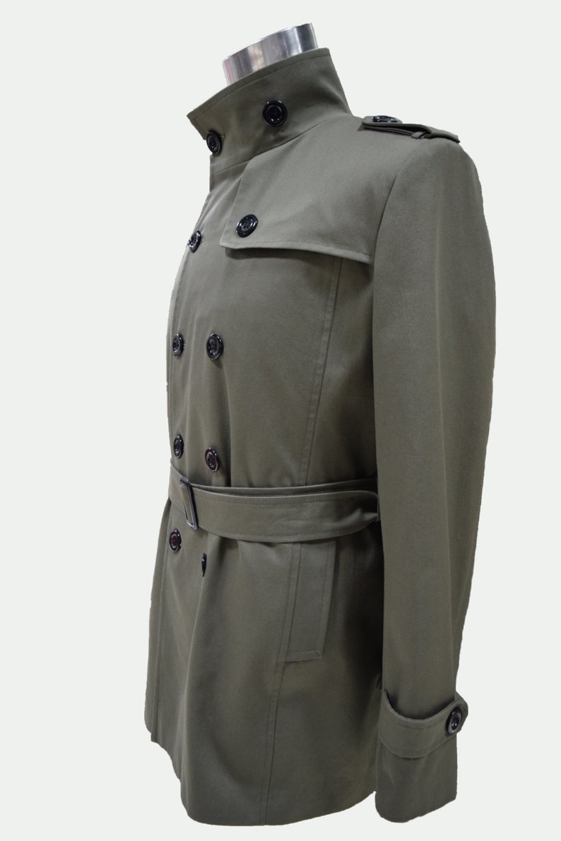 Men's Custom Trench Coat / Rain Coat/ Mens Trench/ Mens | Etsy