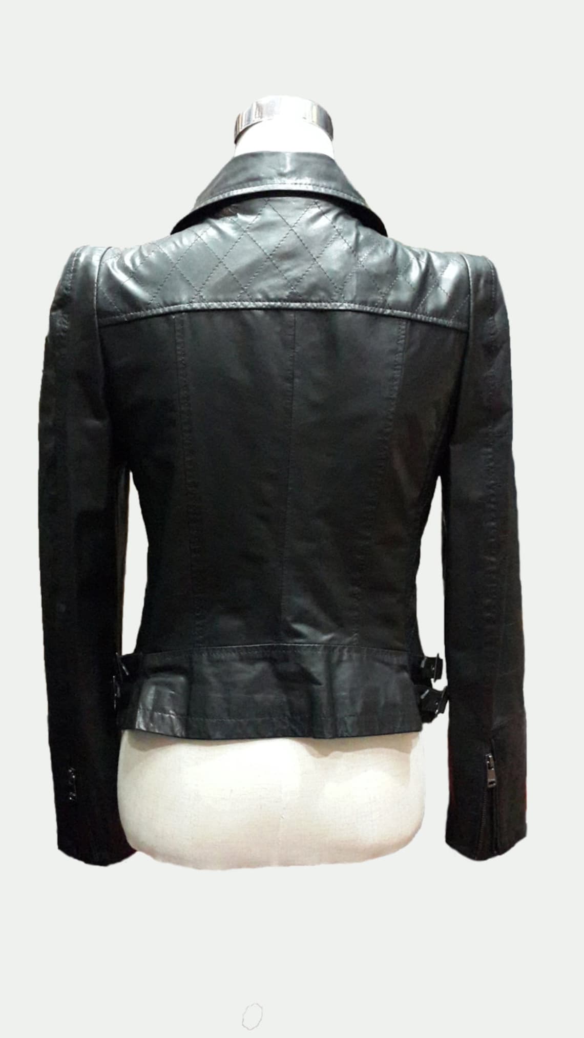 Custom Made Leather Jacket Biker Jacket Black Jacket - Etsy