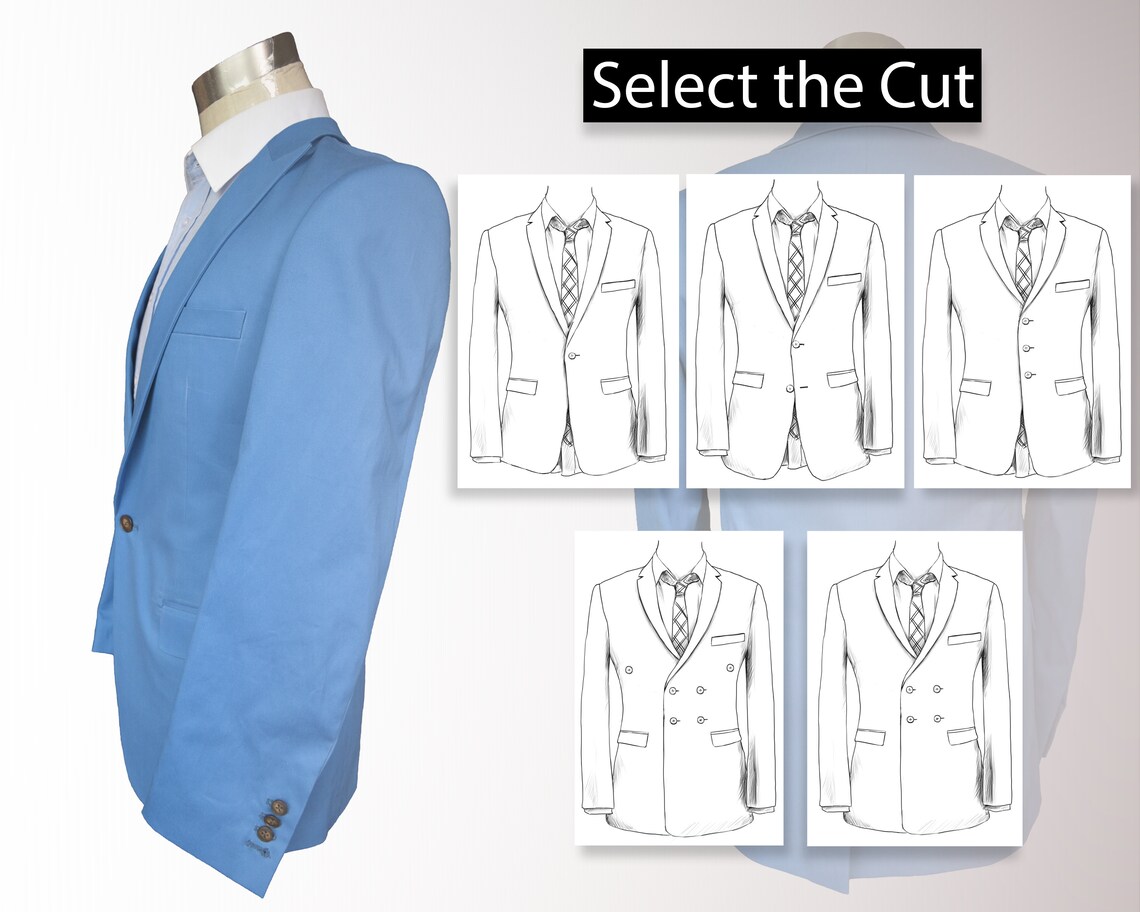 Men's and Women's 3 Piece Bespoke Suits Custom Suits - Etsy