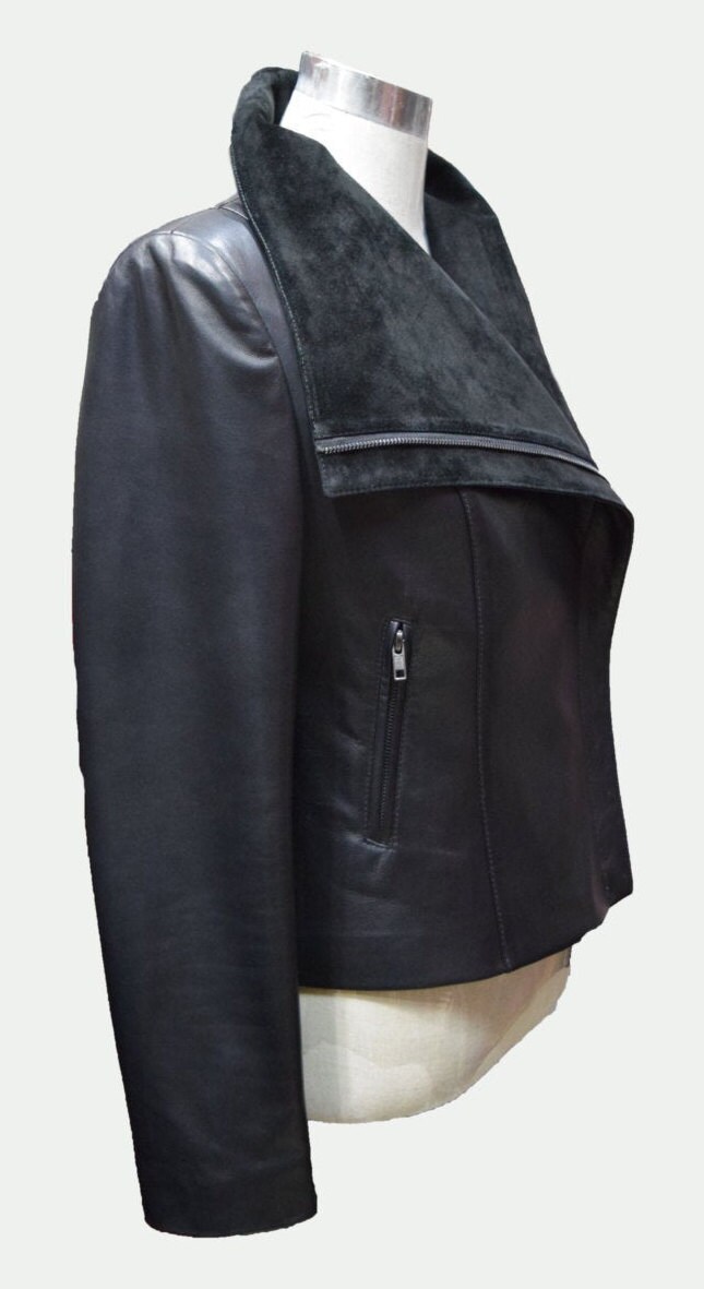 Custom Leather Jacket Men's Leather Jacket Black - Etsy