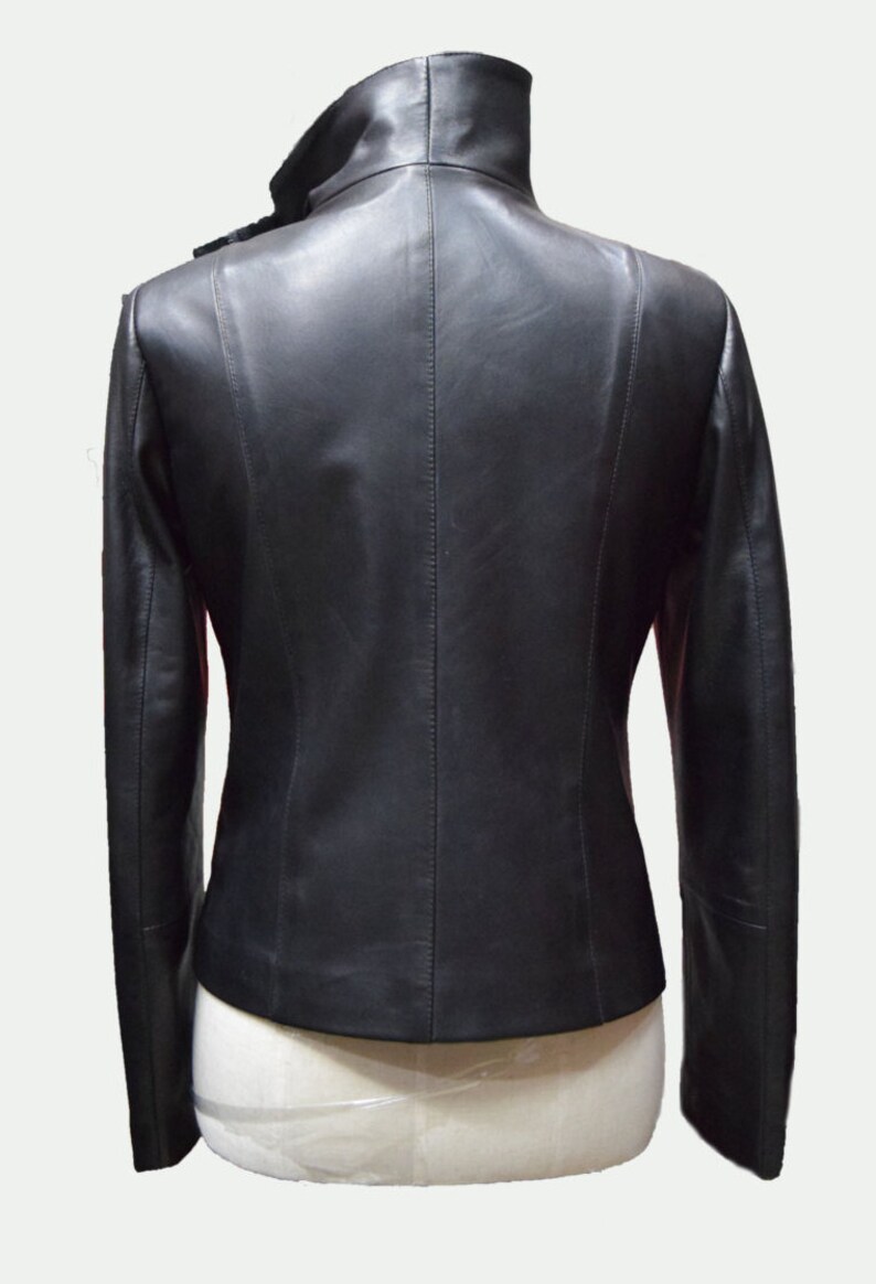 Custom Leather Jacket Men's Leather Jacket Black - Etsy