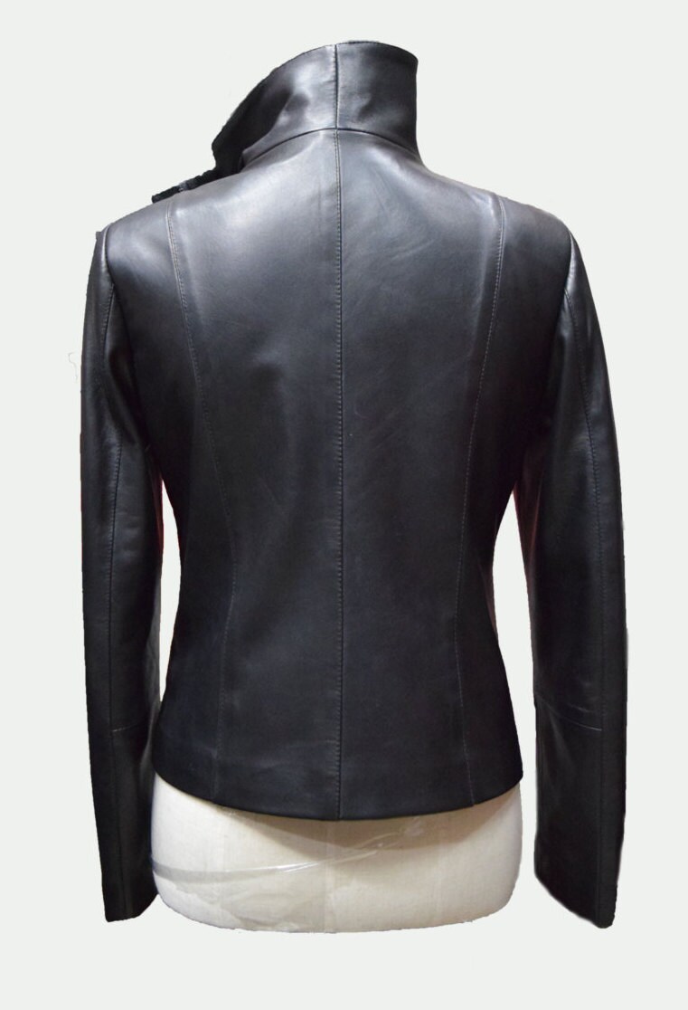 Custom Leather Jacket Men's Leather Jacket Black - Etsy