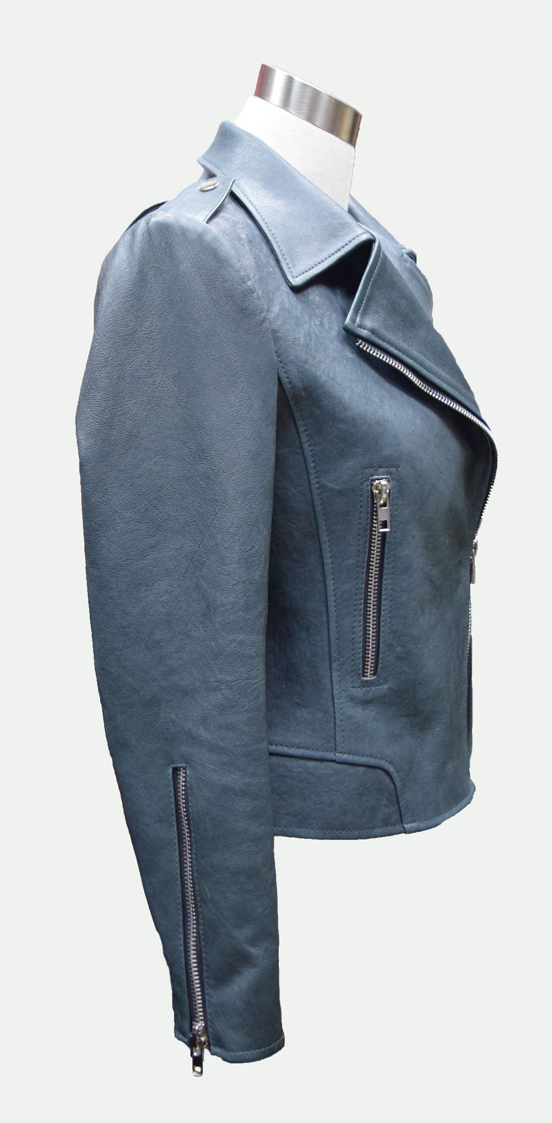 Custom Made Leather Jacket Biker Jacket Turquoise Jacket - Etsy